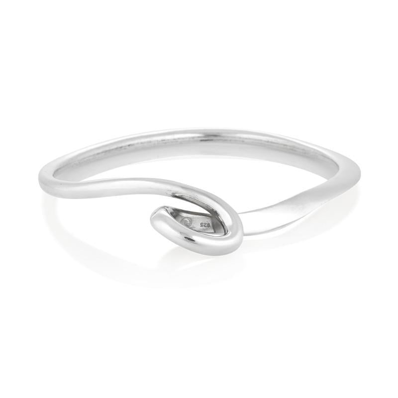 Infinity Bangle Silver | Unique Silver Bangle | UbyKate
